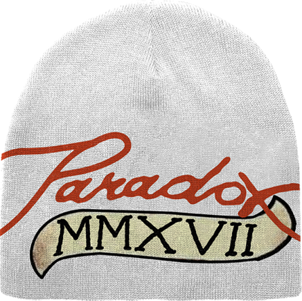 “FAKE LOVE HURTS” - Beanie (WHITE) – Paradox Lab