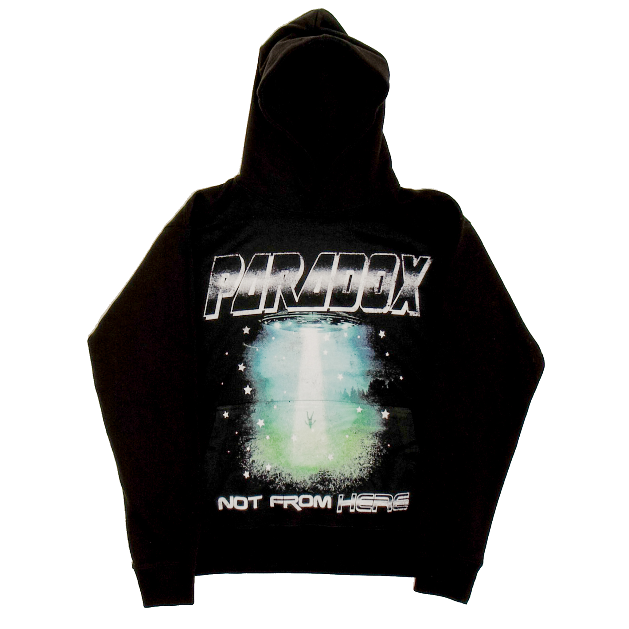 “ALIEN UFO” LIGHTNING ARC LOGO PULL-OVER HOODIE – Paradox Lab