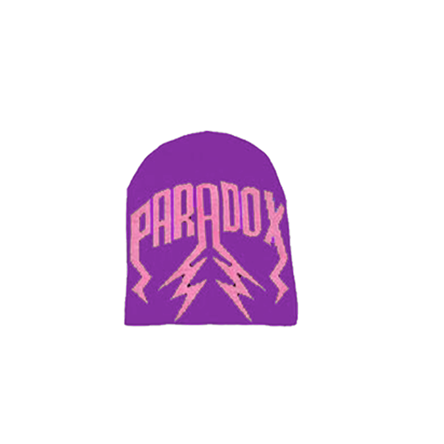 LIGHTNING ARC LOGO BEANIE - (PURPLE/PINK) – Paradox Lab
