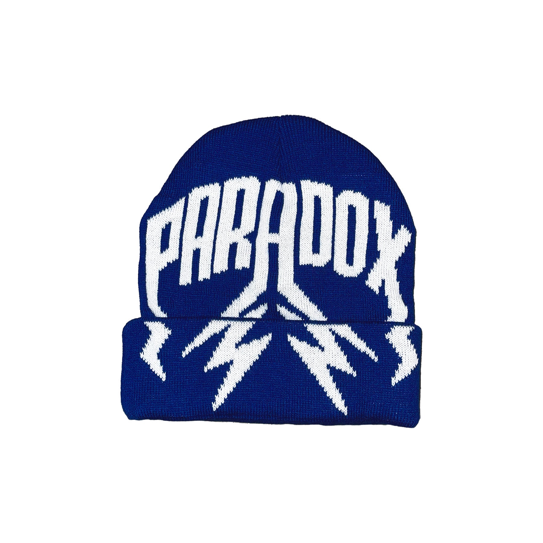 LIGHTNING ARC LOGO BEANIE - FOLD (ROYAL BLUE) – Paradox Lab