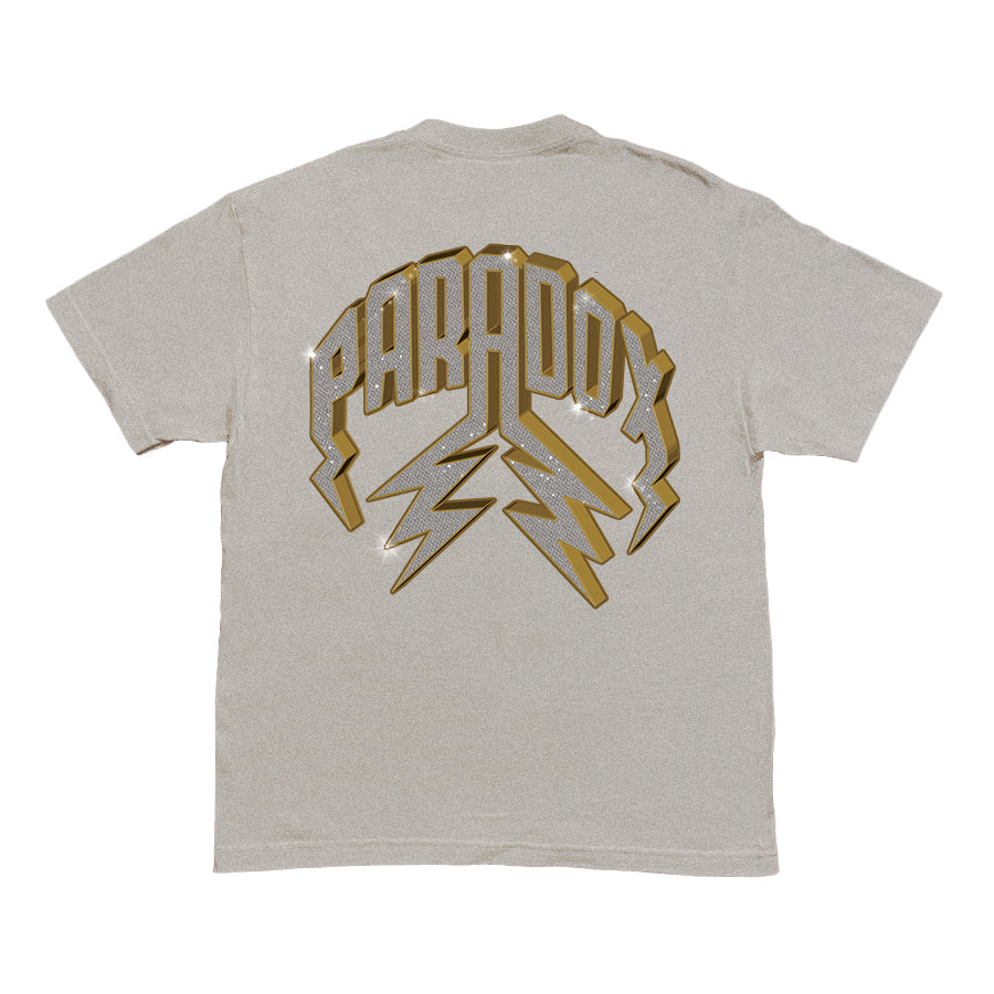"VVS" LIGHTNING ARC LOGO TEE (GREY) – Paradox Lab