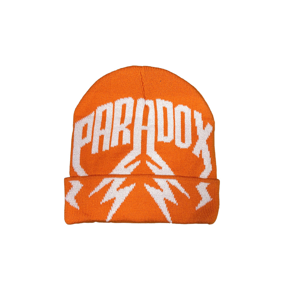 LIGHTNING ARC LOGO BEANIE - FOLD (ORANGE) – Paradox Lab