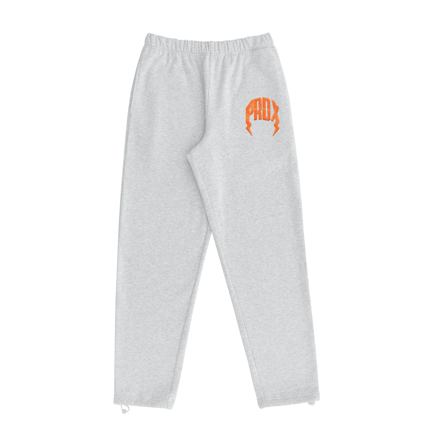 TWILLED LIGHTNING ARC LOGO SWEATPANTS (GREY/ORANGE) – Paradox Lab