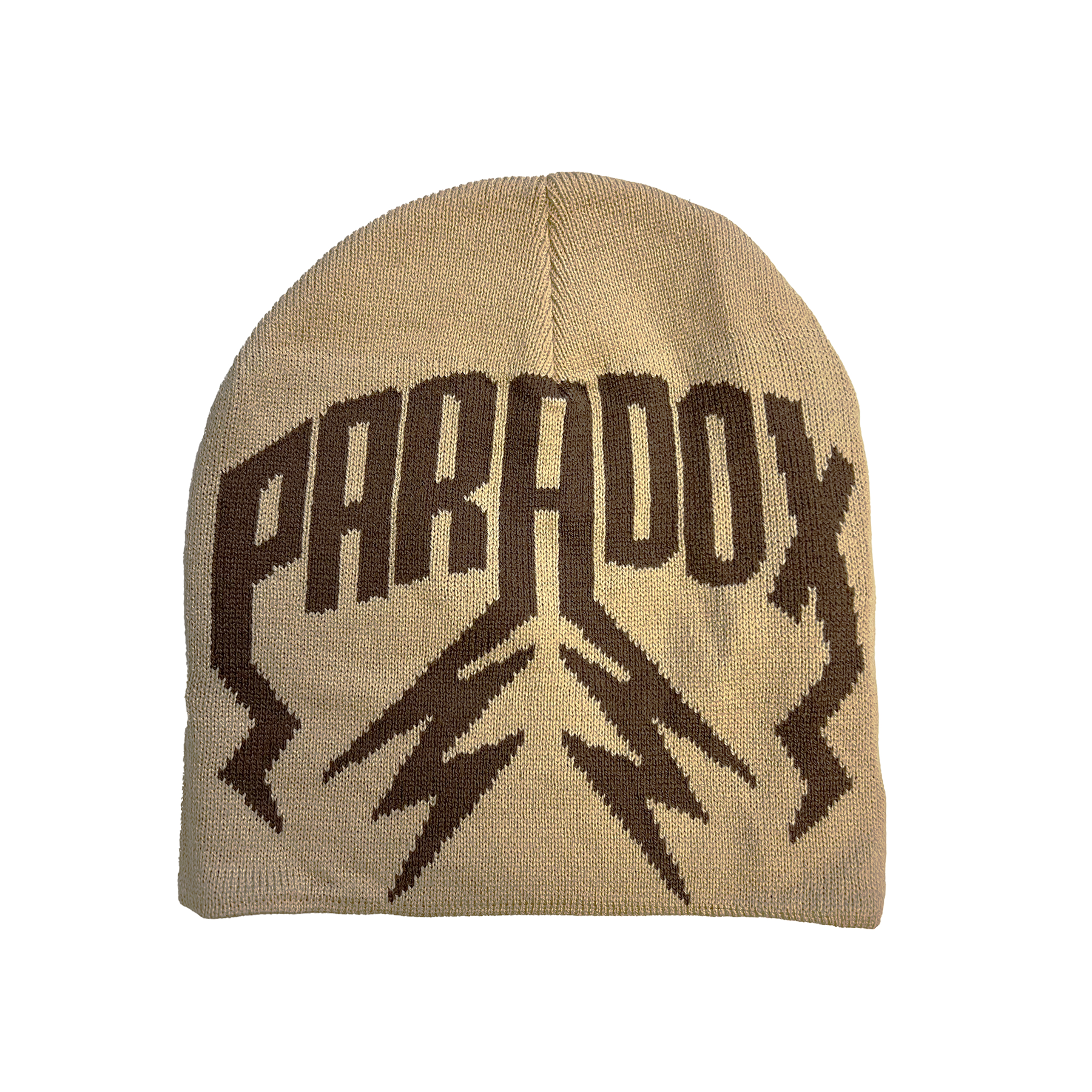 LIGHTNING ARC LOGO BEANIE - (CREAM) – Paradox Lab